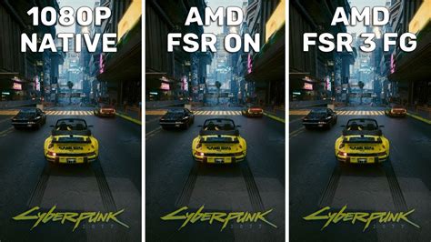 Cyberpunk 2077 AMD FSR 3 Frame Generation Mod YouTube