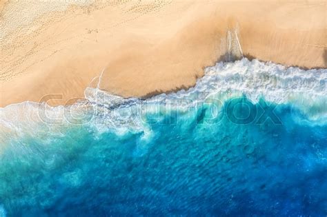 Beach And Waves As A Background From Stock Image Colourbox