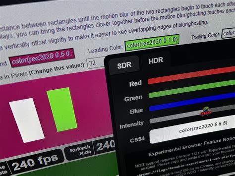 TestUFO 2 0 Display Motion Test Gaining HDR Support Public Beta Launch