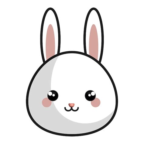 Lindo Estilo Kawaii De Conejo Descargar Vectores Premium