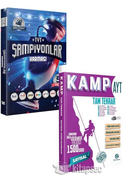 AYT Sayısal Tam Tekrar Kamp ve TYT Şampiyonlar Karması 5 li Deneme Seti