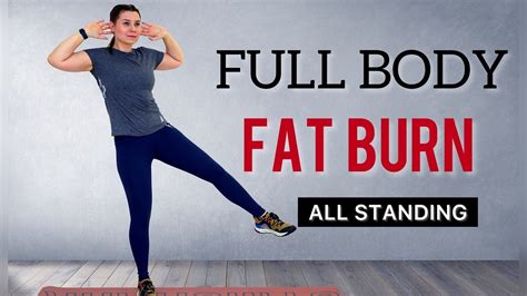 20 Min Full Body Fat Burn HIIT Workout ALL STANDING No Equipment
