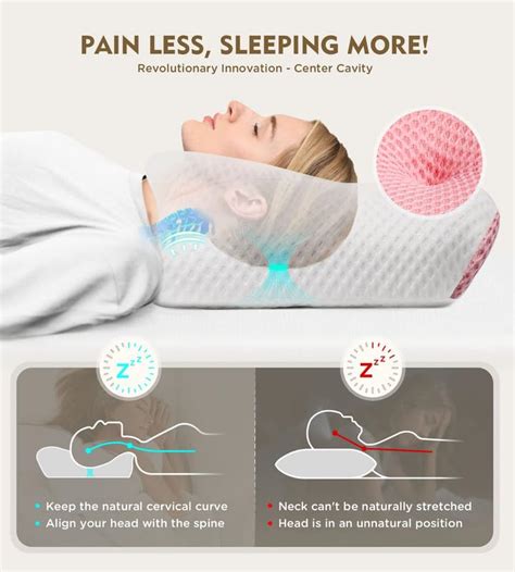Osteo Cervical Pillow For Neck Pain Relief Hollow Design Odorless