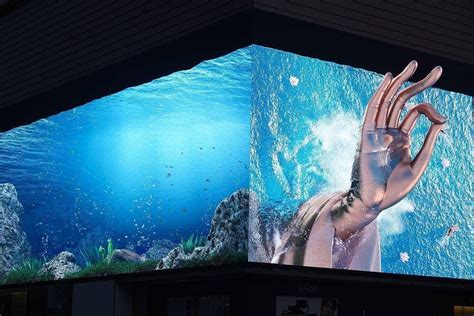 Huaxia Naked Eye D Led Video Display D Digital Billboard D Video