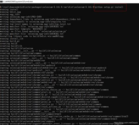 selenium 的安装教程（本人的成功历程） selenium3 141 0 csdn博客