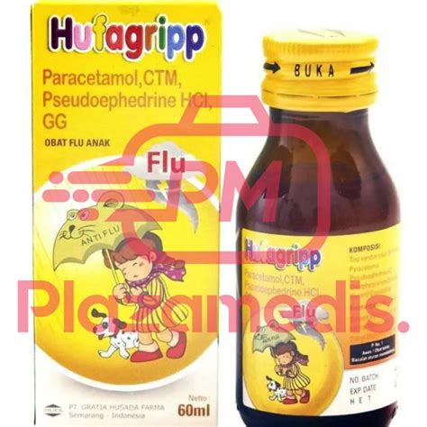 Hufagripp Flu 60 Ml Syrup PT Cipta Viriya Guna Tangerang Plaza Medis