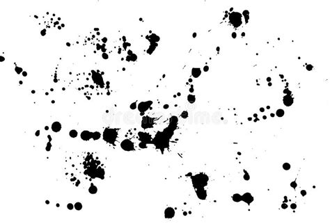 Splatter Paint Texture Distress Rough Background Black Spray Blot