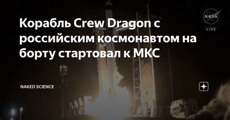 Корабль Crew Dragon с российским космонавтом на борту стартовал к МКС