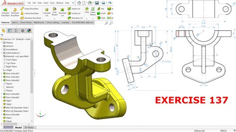 Solidworks Tutorial For Beginners Exercise Youtube