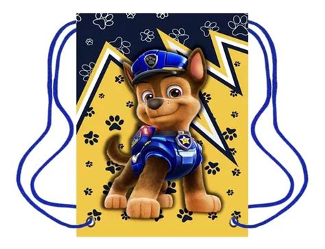 120 Morralitos Dulceros Personalizado Temática Paw Patrol Meses sin