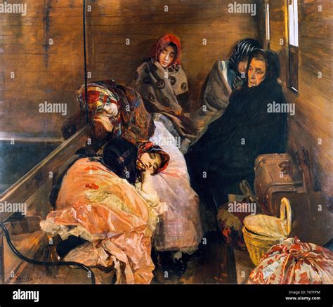 Joaqu N Sorolla White Slave Trade Painting In Oil On Canvas By