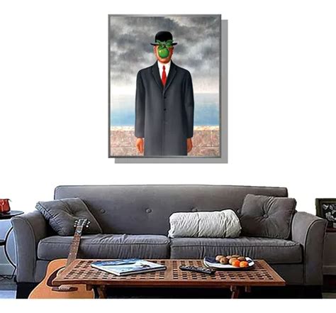 Cuadro El Hijo Del Hombre De René Magritte 1964 MercadoLibre