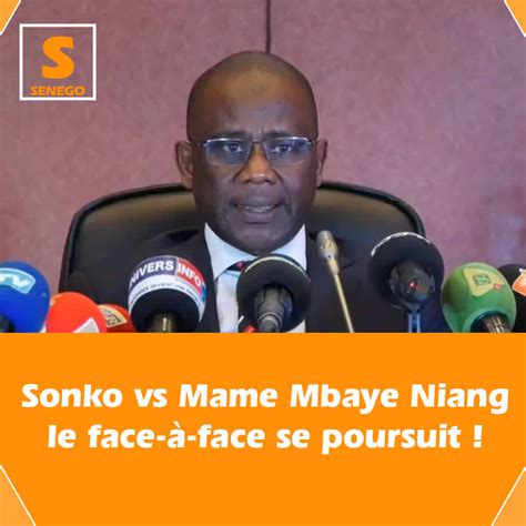 Senego On Twitter Affaire Ousmane Sonko Vs Mame Mbaye Niang