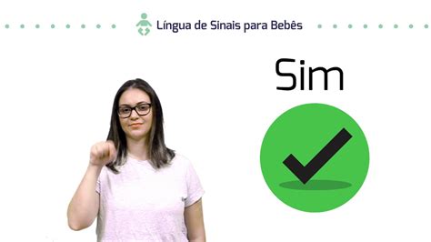 Língua de Sinais Libras para Bebês Sinal de Sim YouTube