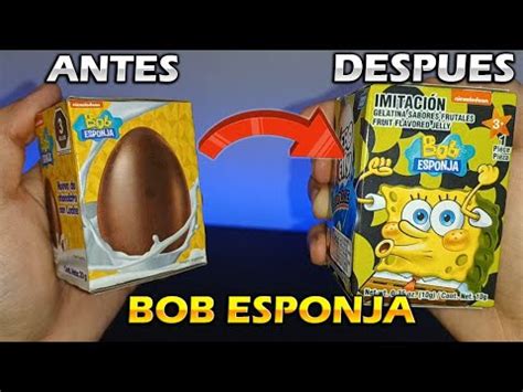 Regresan los Huevos Sorpresa de Bob Esponja El Antes y Después de Bob