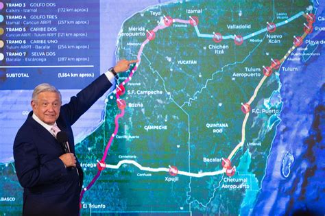 SPR Informa Confirmó el presidente López Obrador que el Tren Maya