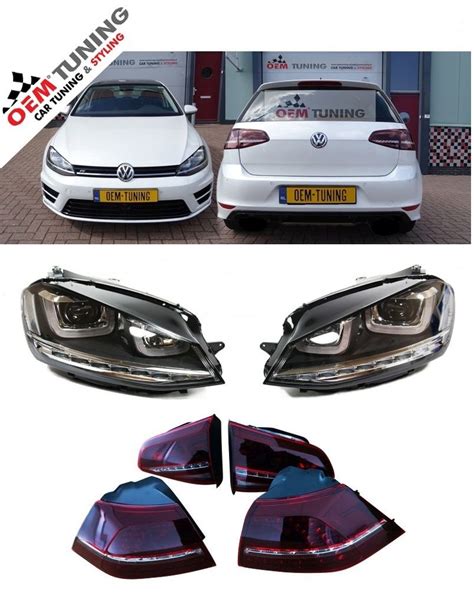 GOLF 7 R GTD LED Koplampen Achterlichten Set 2012 2016 OEM Tuning