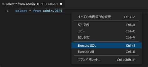oracle developer tools for vs codeの基本操作チュートリアル バージョン19 3 2対応 sql qiita