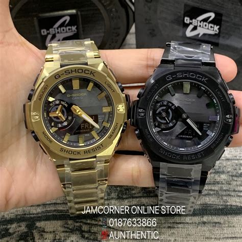 ASIA SET 100 ORIGINAL CASIO G SHOCK GST B500BD 1A BLACK STEEL GST