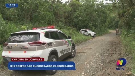 Chacina em Joinville seis corpos são encontrados carbonizados