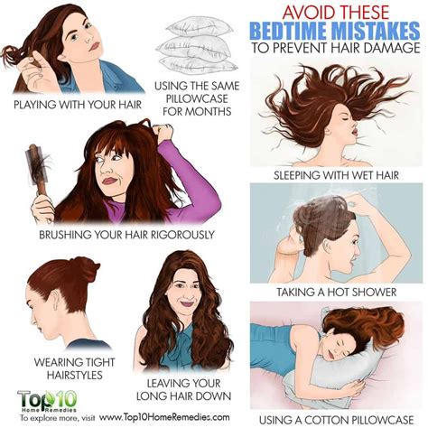 Avoid These Bedtime Mistakes To Prevent Hair Damage