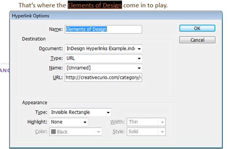 how to create interactive pdfs in indesign using hyperlinks
