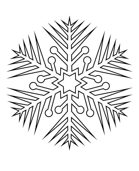 Coloriage Flocon De Neige Coloriages Gratuit Imprimer