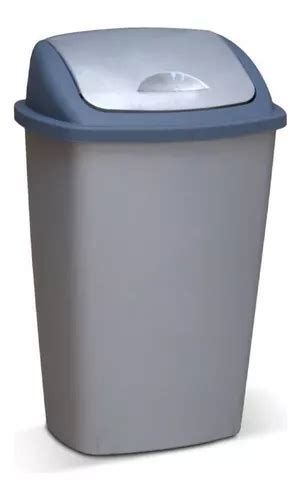 Tacho Basura Cesto Residuos Tapa Vaivén 12 Lts Colombraro Mm
