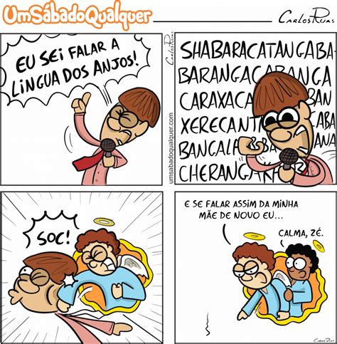 A lingua dos anjos Um Sábado Qualquer