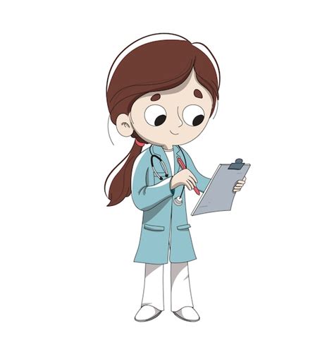 Doctor Haciendo Un Diagnostico Vector Premium