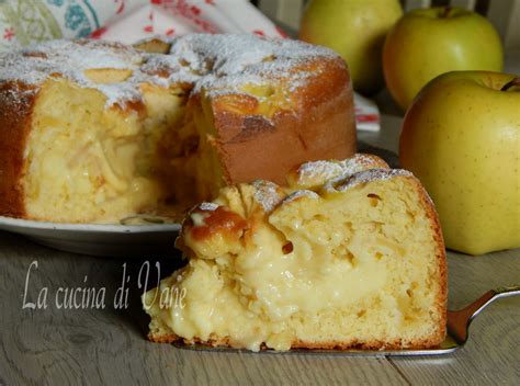 TORTA Di MELE E CREMA Senza Burro Ricetta Con Bimby E Senza