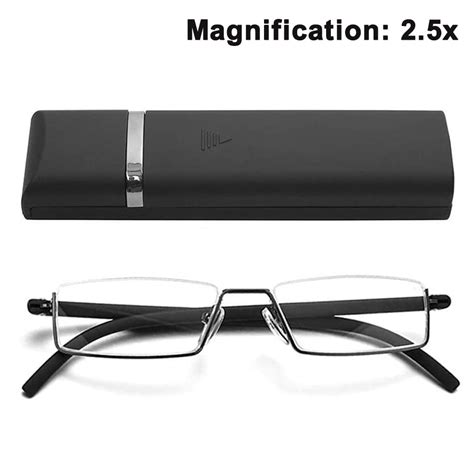 Clear Glasses Half Frame Reading Glasses For Men And Women Lightweight Computer Readers With