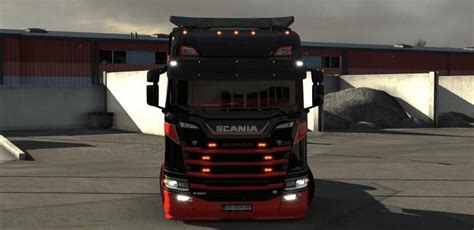 Black Scania S V Ets Black Th Mod