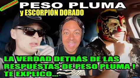 PESO PLUMA Escorpión Dorado alvolante LA REALIDAD DETRÁS DE LAS