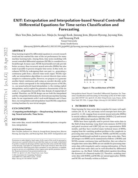 exit extrapolation and interpolation based neural controlled