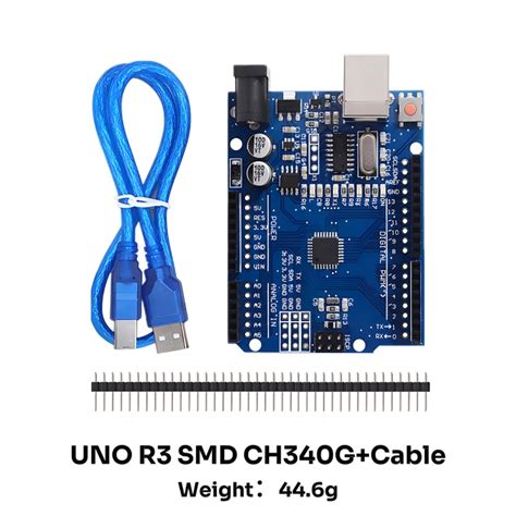 UNO R3 CH340G MEGA328P Chip SMD 16Mhz Para Placa De Desarrollo Arduino