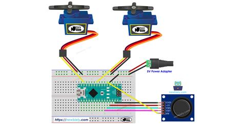 Arduino Nano Joystick Servo Motor Arduino Nano Tutorial