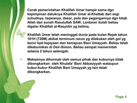 SUMBANGAN KHALIFAH UMAR ABDUL AZIZ PPT