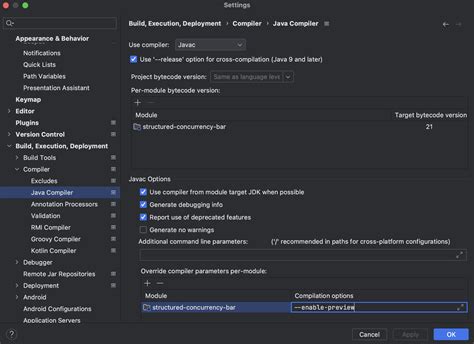 Configuring Intellij Idea To Try Out Javas Preview Features Hanno Codes