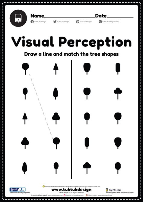Visual Perceptual Activity Skills Tuktuk Design Visual Learning