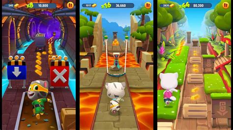 My Talking Tom Gold Run Race 32 New Highscore 14 000 000 YouTube