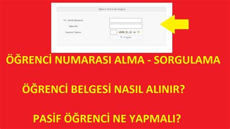 ÖĞRENCİ NUMARASI NASIL ALINIR ÖĞRENCİ BELGESİ 46 OFF
