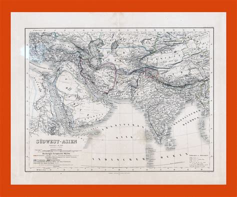Old Maps Of Asia Collection Of Detailed Old Maps Of Asia Vintage