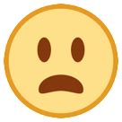 Cara Con El Ceño Fruncido Y La Boca Abierta Emoji on HTC Sense 7