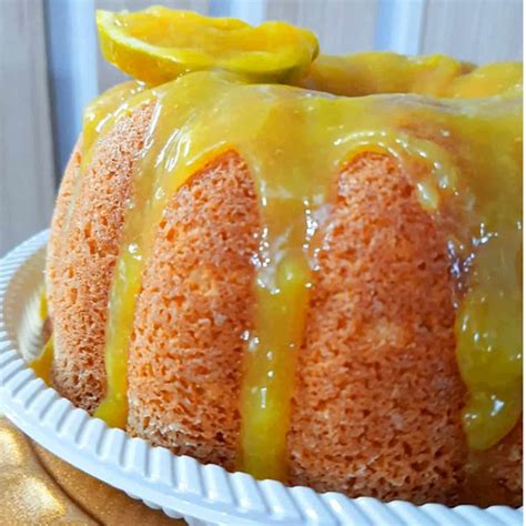 Bolo De Laranja Calda NaColher