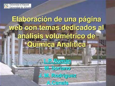 PPT Elaboración de una página web con temas dedicados al análisis