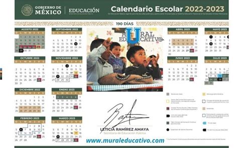 Anuncia SEP modificaciones al Calendario Escolar 2022 2023 de Educación