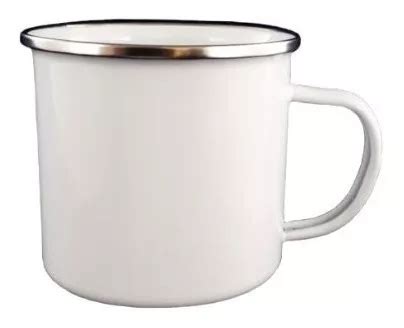 Taza De Peltre Filo Plata Para Sublimar 3 Pzas Meses sin interés