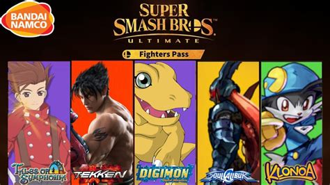 Top Bandai Namco Characters For Smash Dlc Youtube