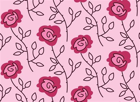 Padr O Sem Emenda Rosas Vetor Premium